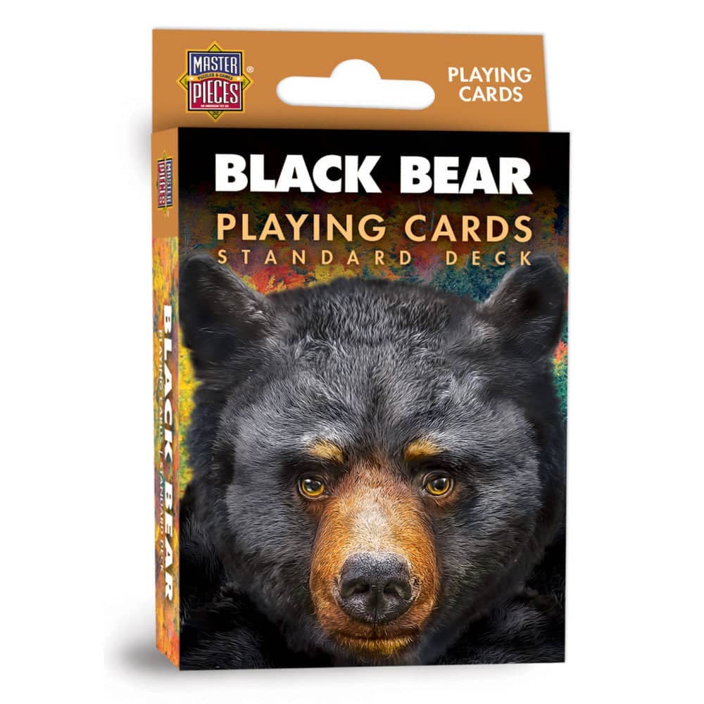 Black Bear Playing Cards - 54 Card Deck – Collectible Playing Cards