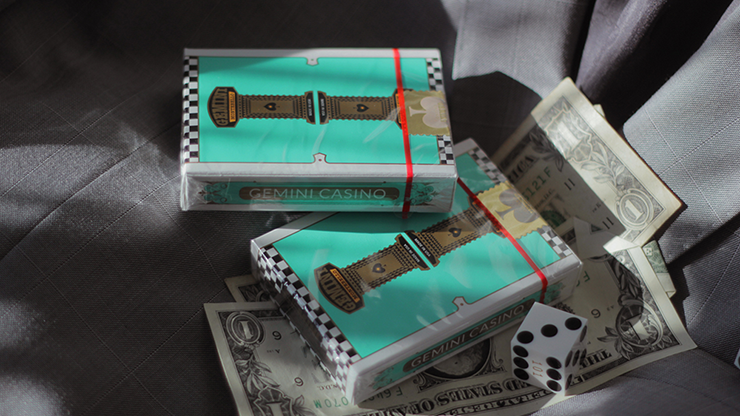 Gemini Casino Turquoise Playing Cards by Gemini – Collectible Playing Cards
