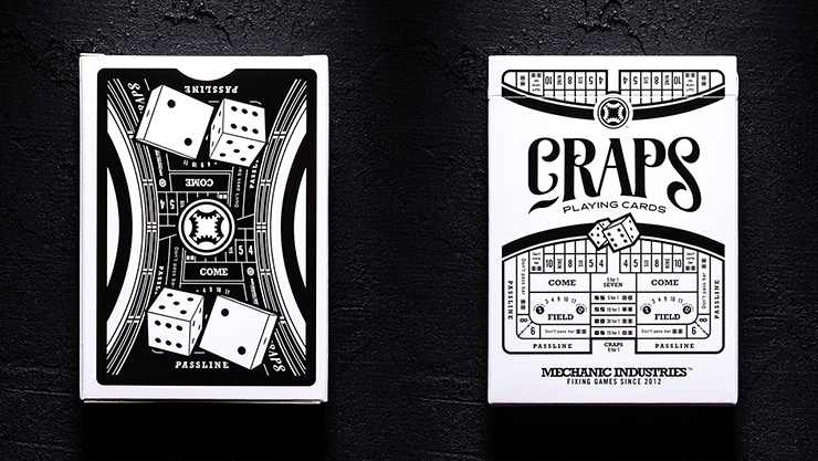 Craps Playing Cards (Gimmicks and Online Instructions) by Mechanic Ind ...