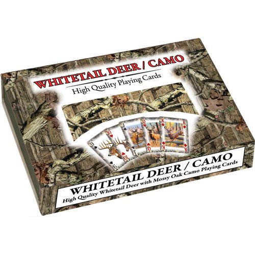 Whitetail Deer / Camo Playing Cards 2 Pack – Collectible Playing Cards