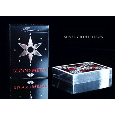 Limited Edition Blades Blood Metal Playing Cards by Handlordz, LLC ...